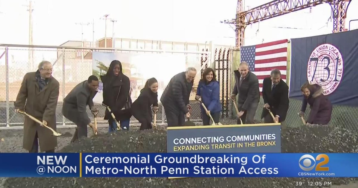 Groundbreaking For Metro North Penn Station Access Cbs New York