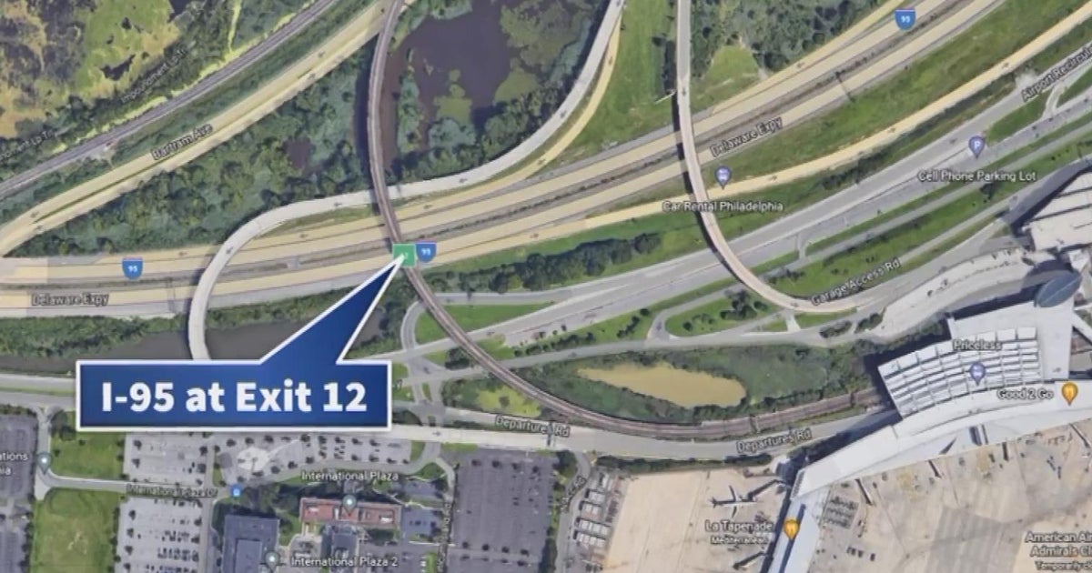 Road rage on I-95 near PHL leads to gunfire exchange - CBS Philadelphia