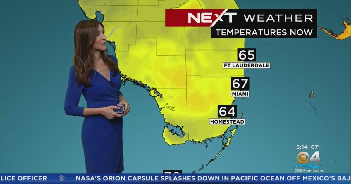 NEXT Weather forecast for Monday 12/12/2022 5AM - CBS Miami