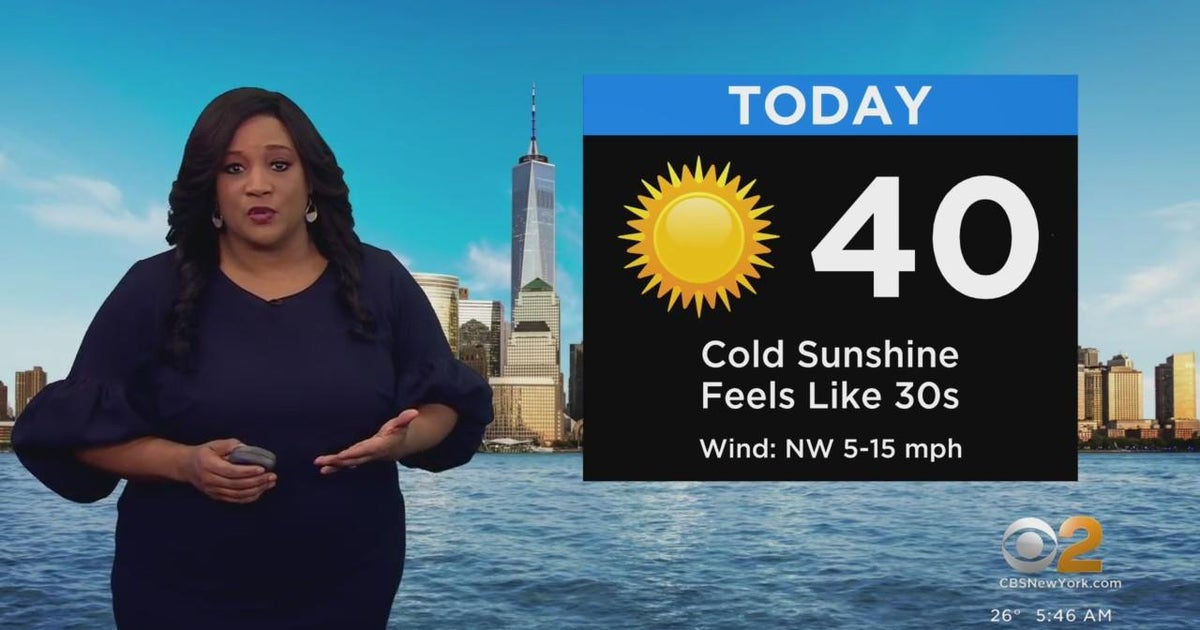 First Alert Weather: Feeling like winter - CBS New York