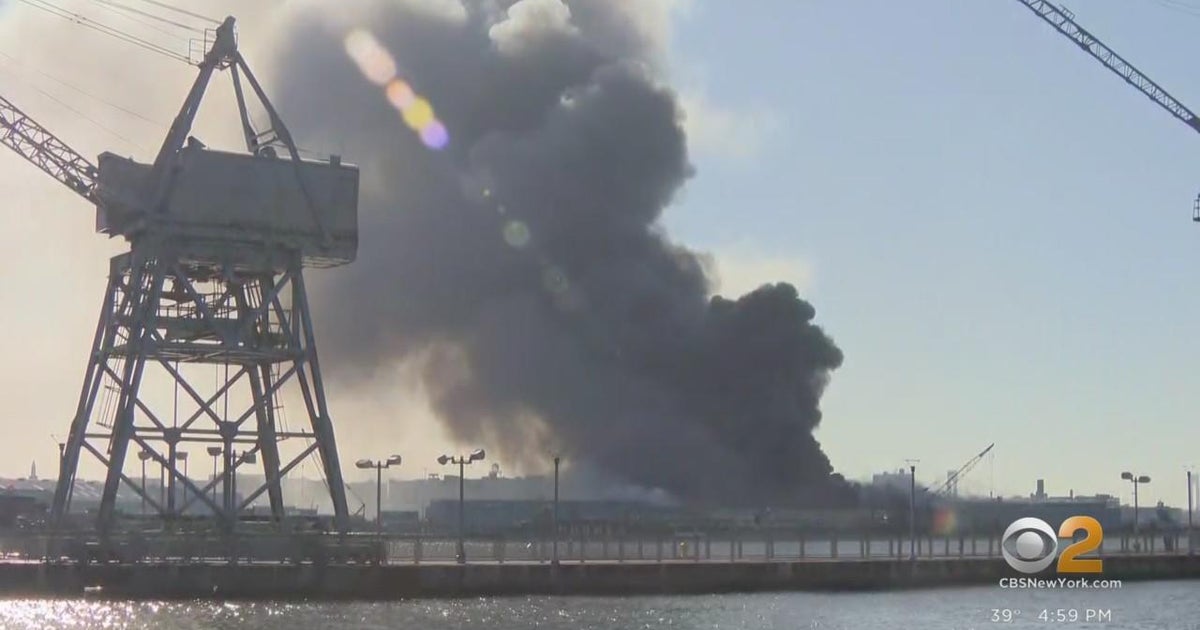 FDNY says it could take days to put out 3-alarm Red Hook fire - CBS New ...