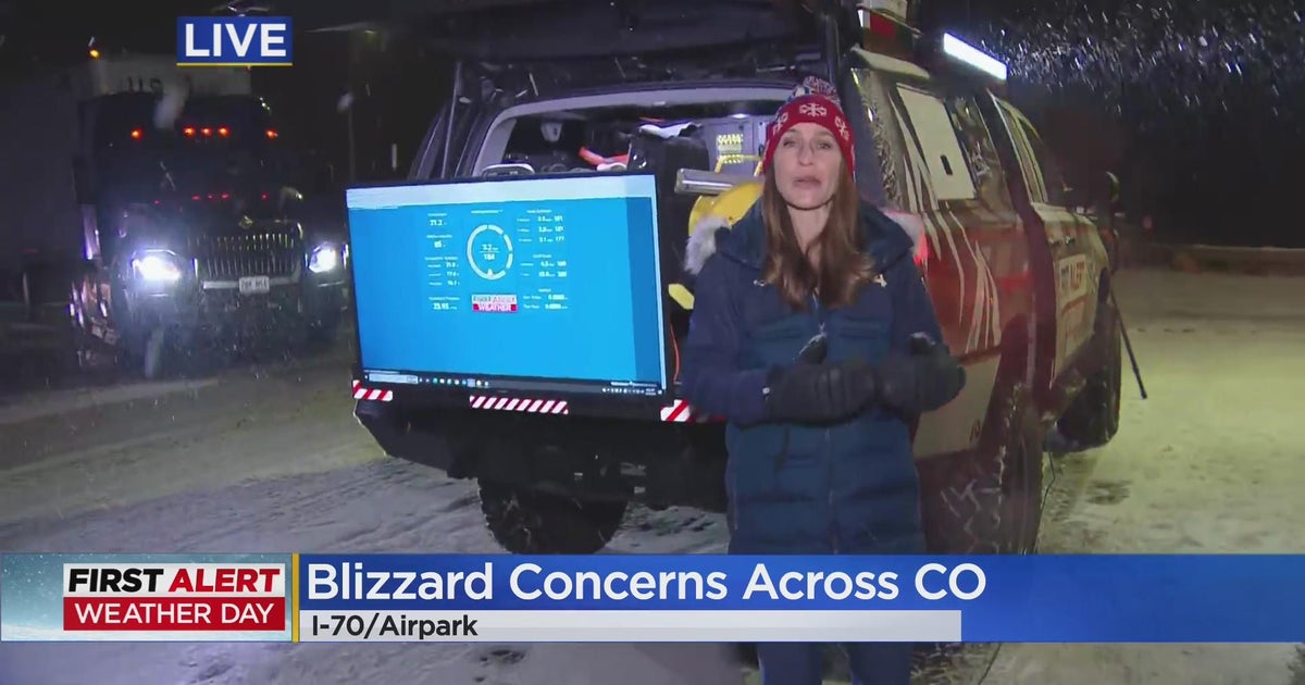 Blizzard Warning in effect for most of Eastern Plains - CBS Colorado