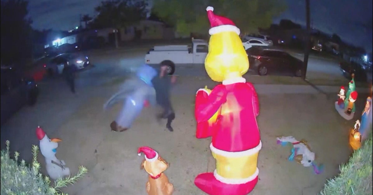 Westminster vandals deflate the holiday spirit - CBS Los Angeles