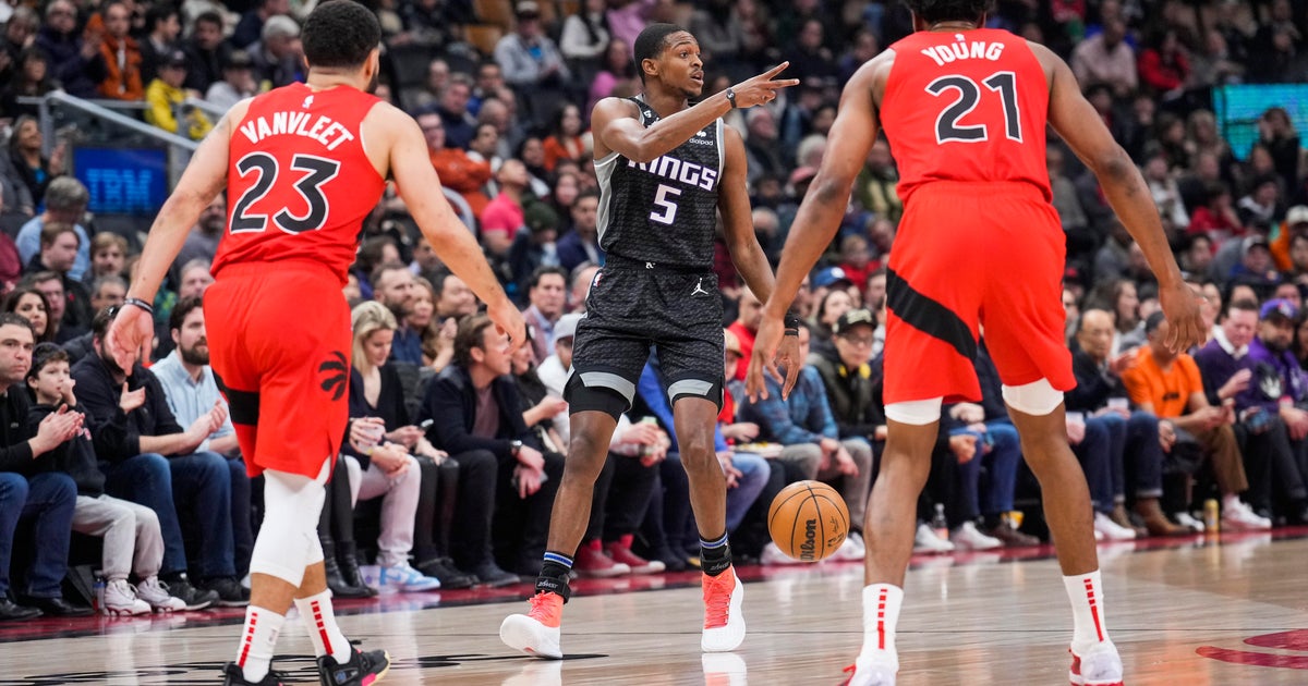 Fox has 27 points and 10 assists, Kings beat Raptors 124-123 - CBS ...