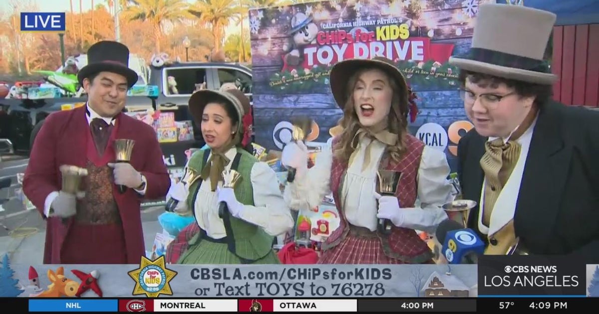 CHiPs For KIDS: Carolers drop by the toy drive - CBS Los Angeles