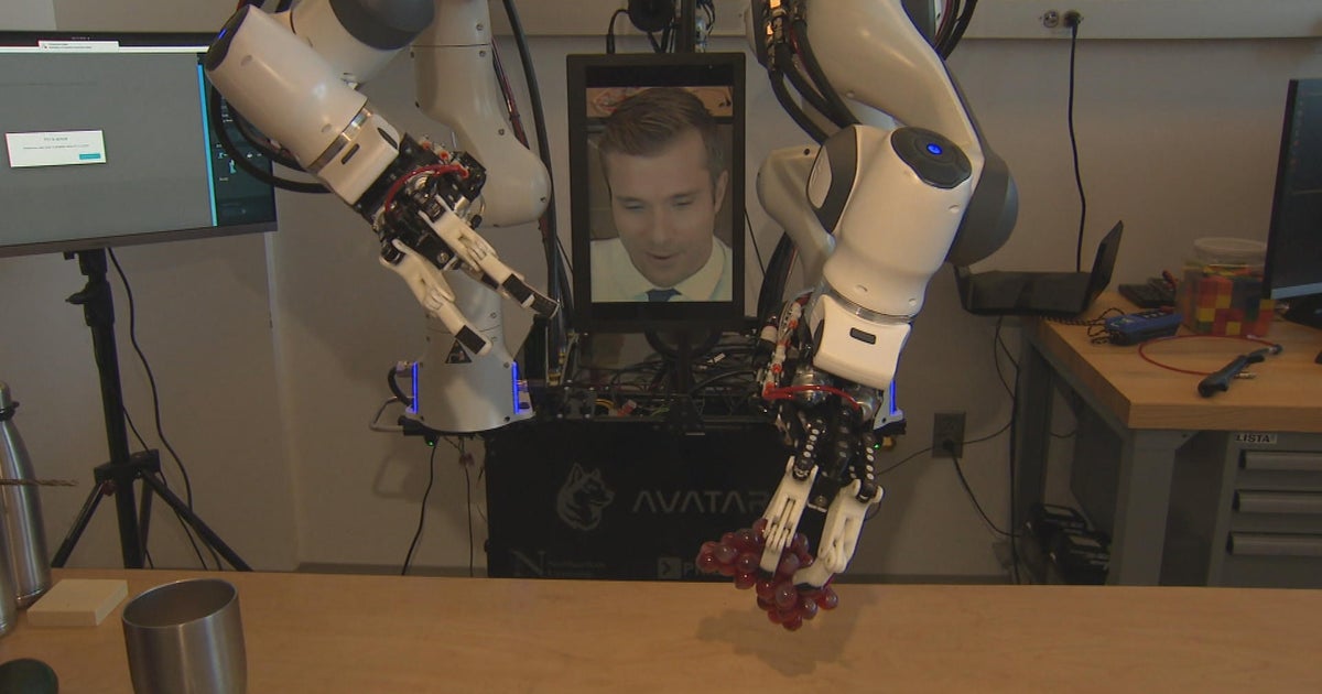 Robot created by Northeastern University allows a person to control, feel from a distance - CBS ...