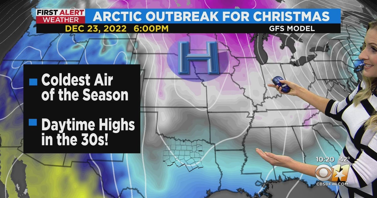 Arctic air is on its way! - CBS Texas