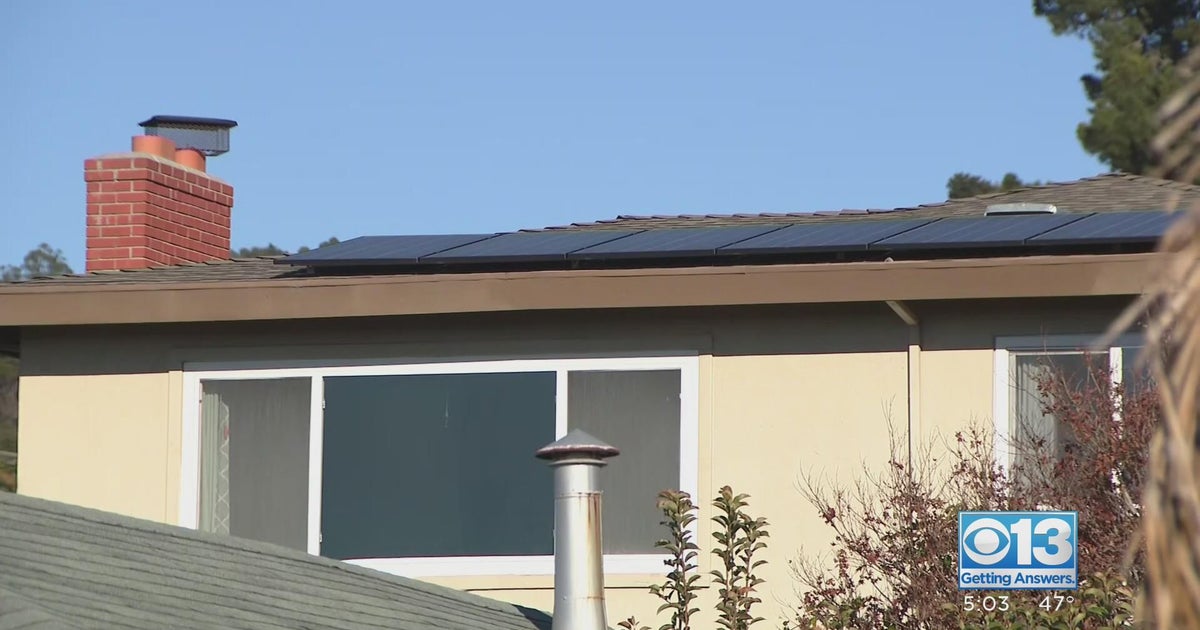 California lowers incentives for rooftop solar panels - CBS Sacramento