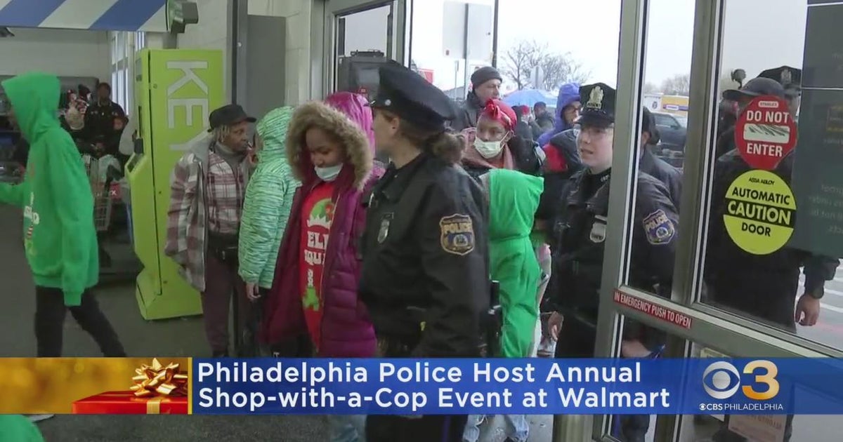 Philadelphia police host "Shop with a Cop event - CBS Philadelphia
