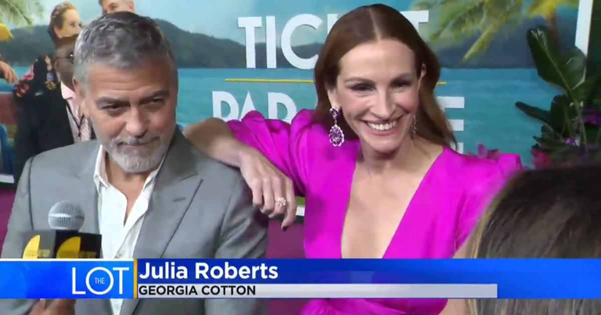 On the red carpet with George Clooney and Julia Roberts | The Lot - CBS ...