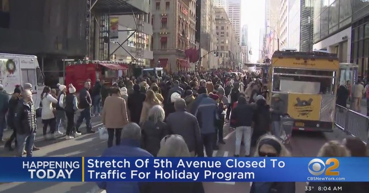 Stretch of Fifth Avenue closed to traffic for holiday Open Streets ...