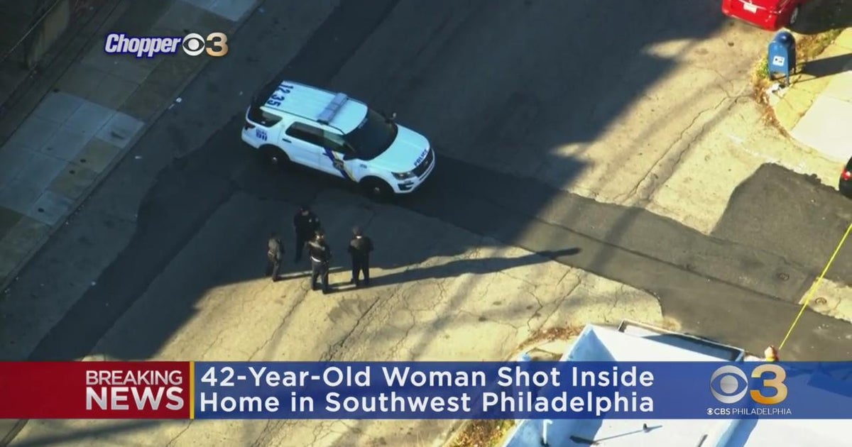 42-year-old woman shot inside home in Southwest Philadelphia - CBS Philadelphia