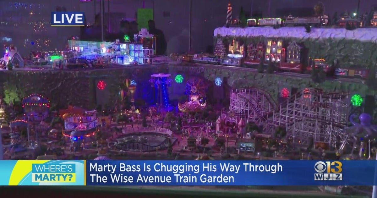 Where's Marty? Checking out the Wise Avenue Train Garden in all its lit ...