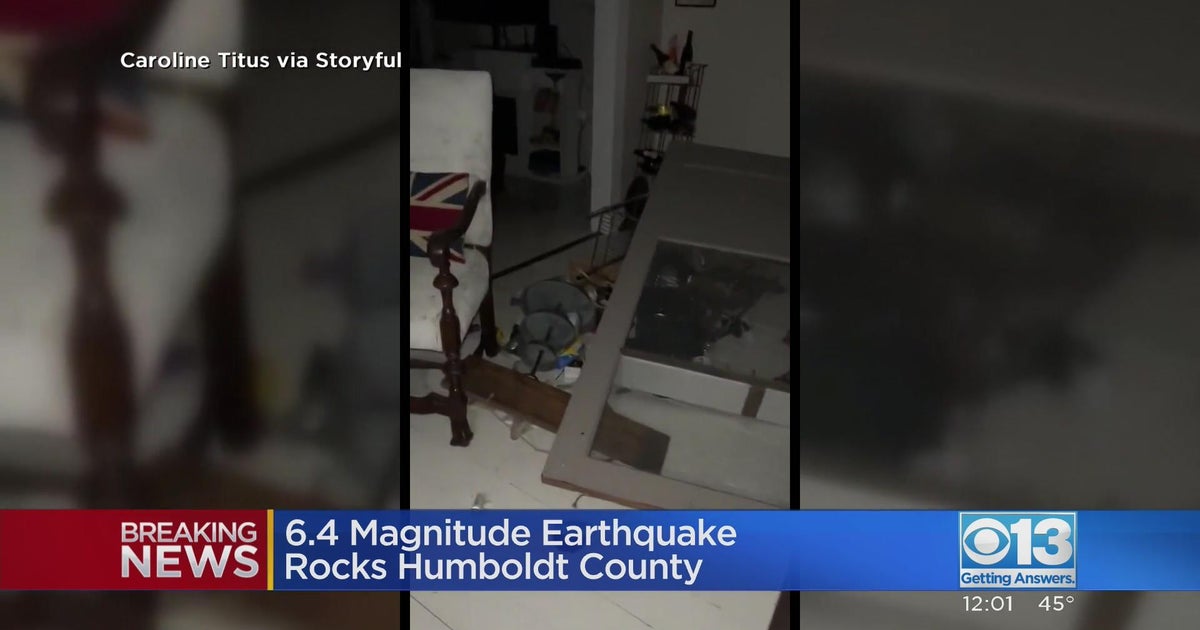 6.4-magnitude earthquake rocks Humboldt County - CBS Sacramento