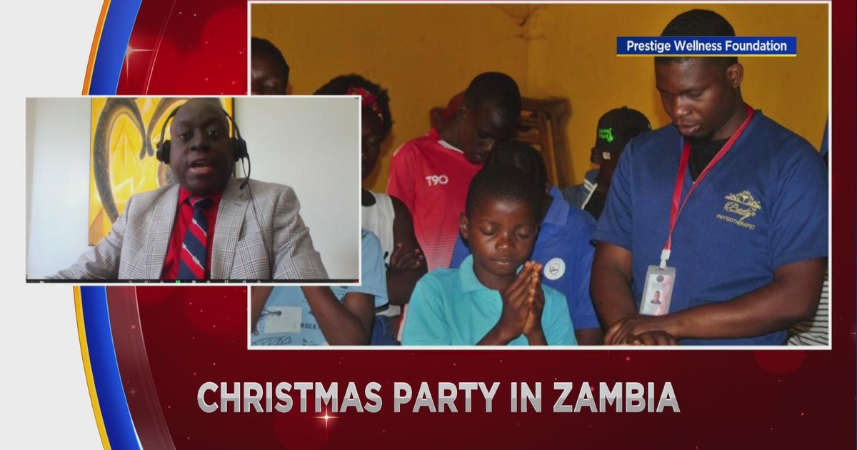 Christmas party in Zambia - CBS Chicago