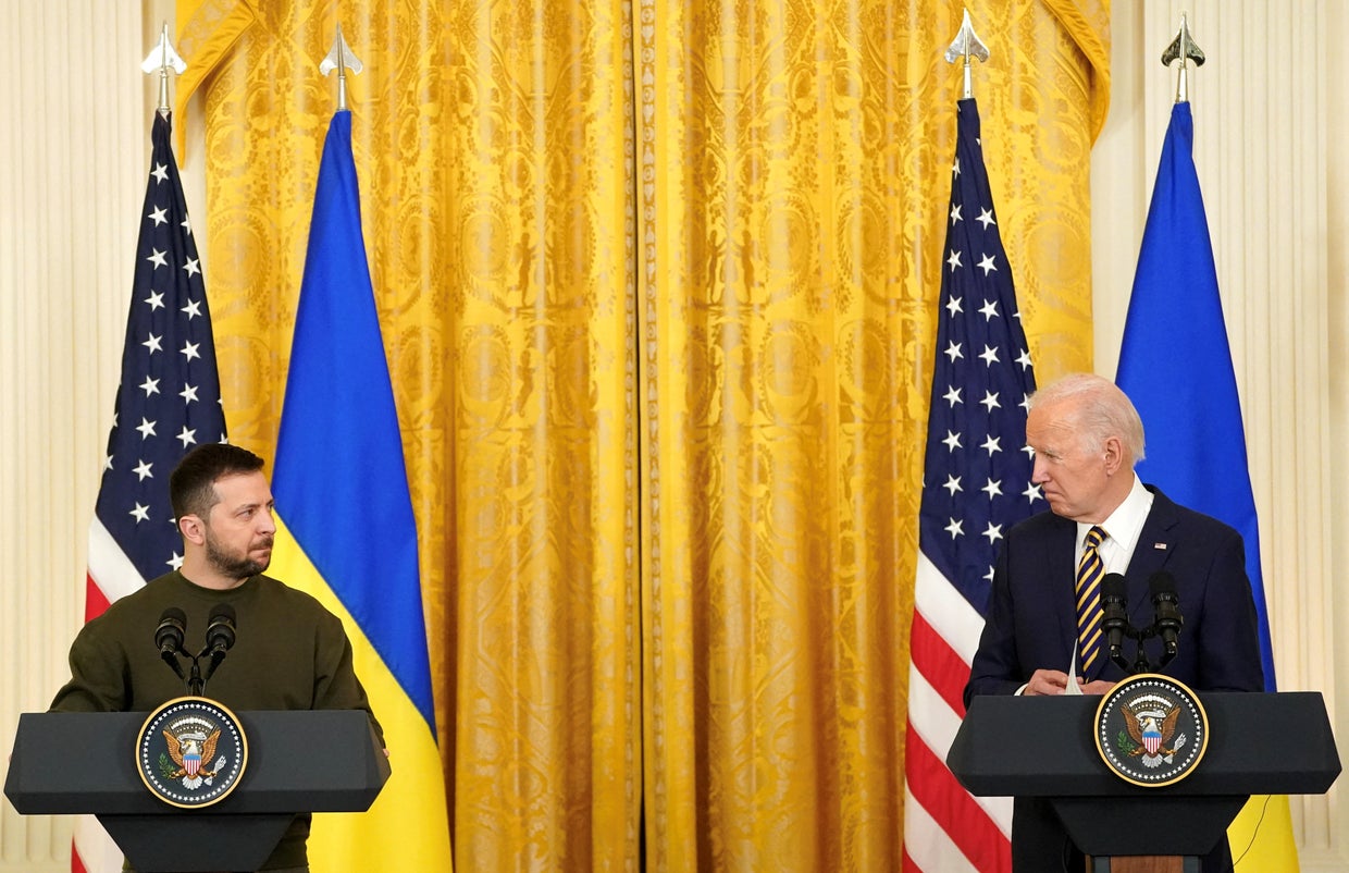 Biden, Zelenskyy meet at White House as U.S. readies more Ukraine aid