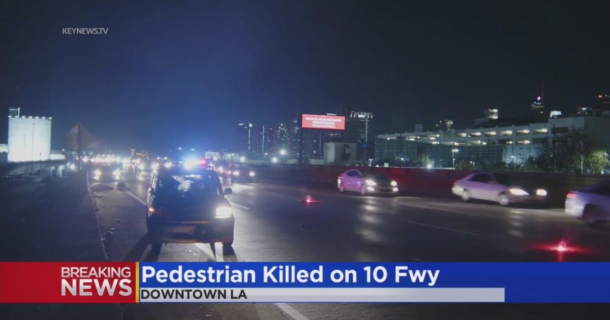 Pedestrian killed on 10 Freeway in DTLA near San Pedro Street off-ramp ...