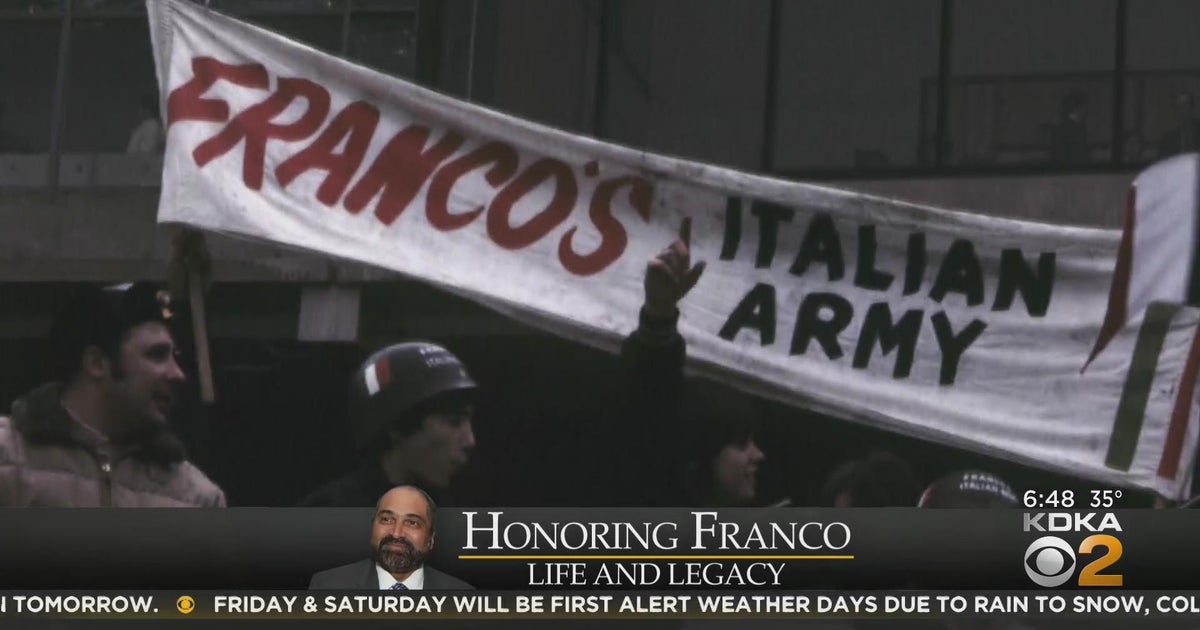 Members of Franco's Italian Army remember the Steelers great - CBS ...