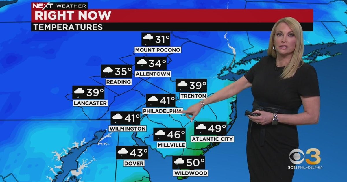 NEXT Weather: Steady rain falling - CBS Philadelphia