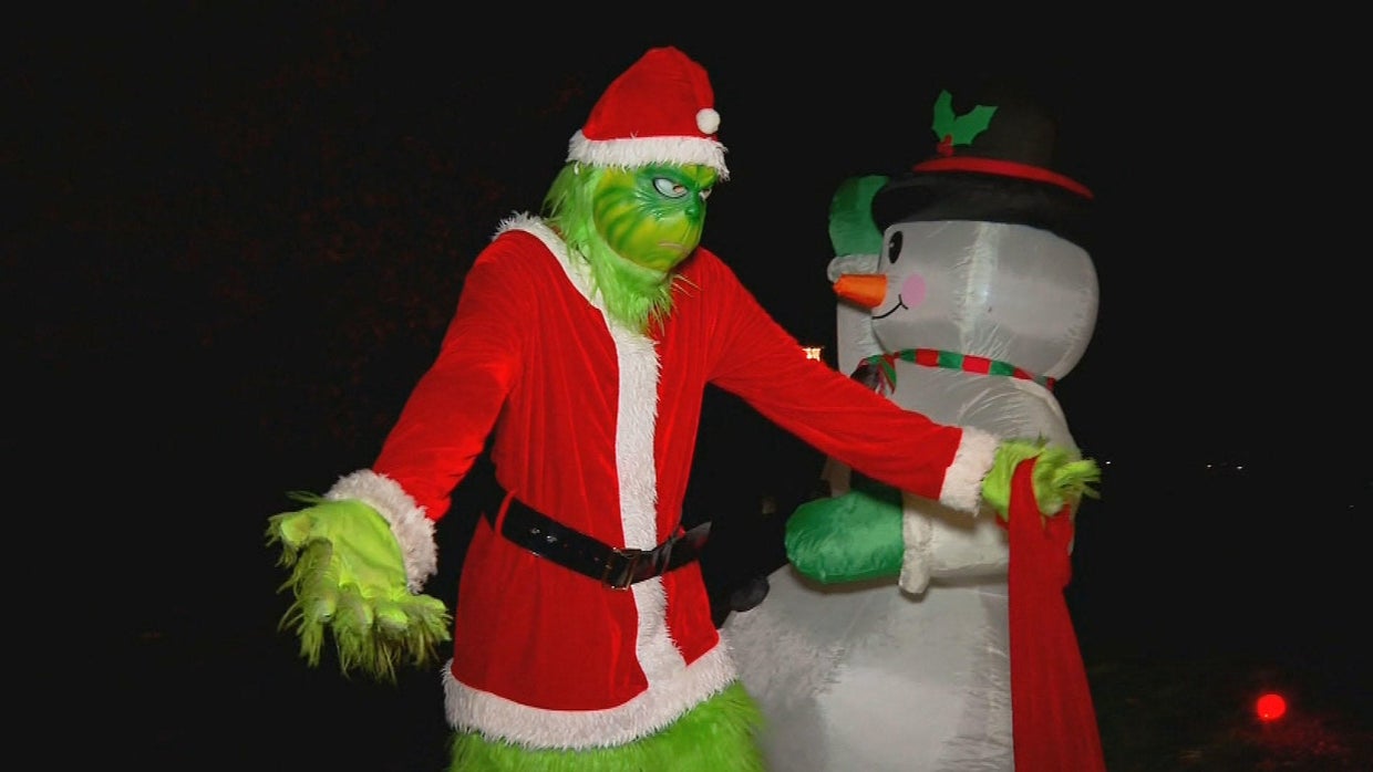 Wrentham teen delivers smiles as the Grinch - CBS Boston