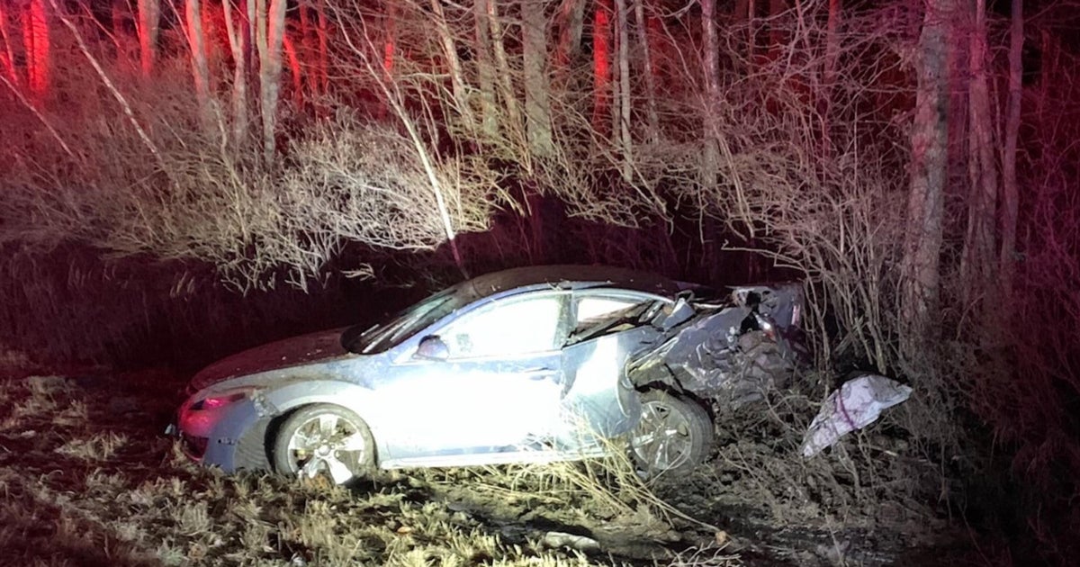 6 hospitalized after crash on Route 140 in Lakeville - CBS Boston