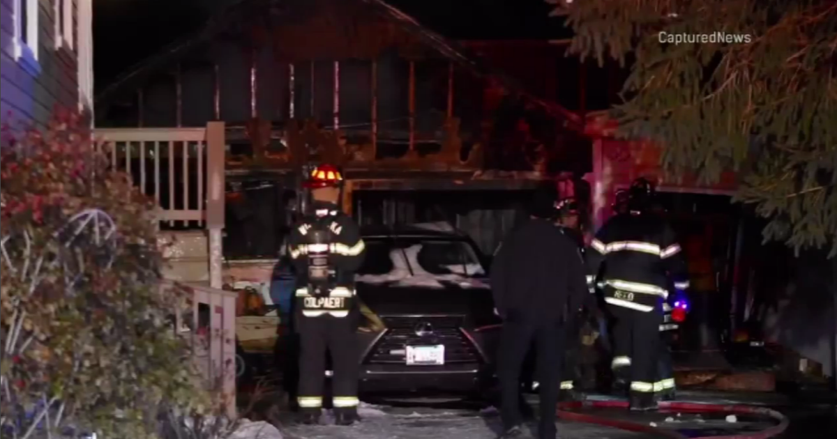 Elderly woman, firefighter injured in Glenview fire - CBS Chicago