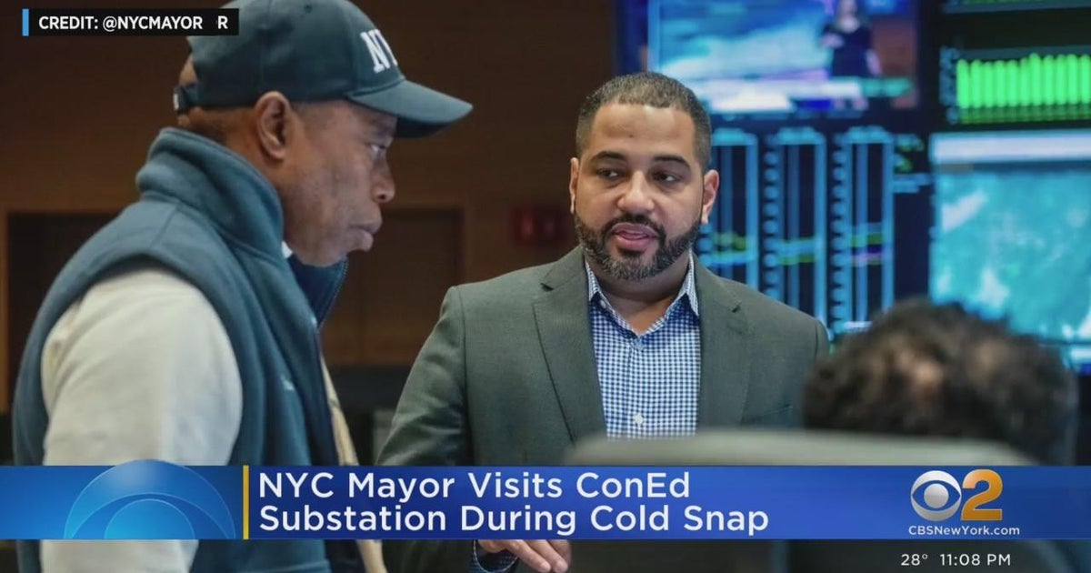 Mayor Adams visits Con Ed substation - CBS New York