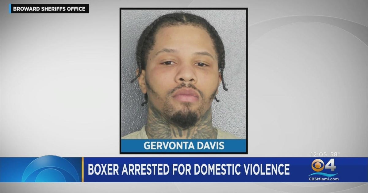 Boxing star Gervonta Davis arrested for domestic violence - CBS Miami
