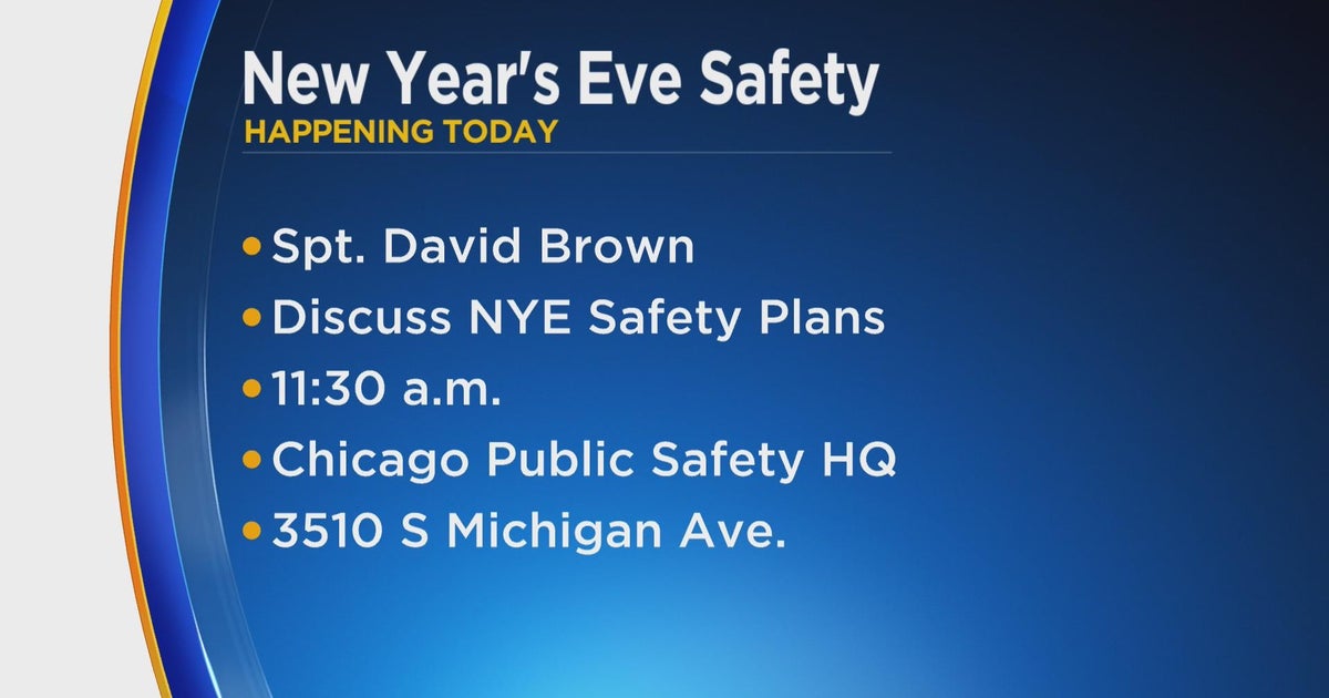 Supt. Brown on New Year's Eve safety plans - CBS Chicago