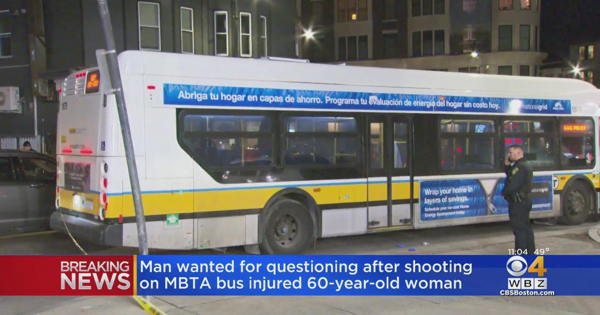 Woman shot on MBTA bus - CBS Boston
