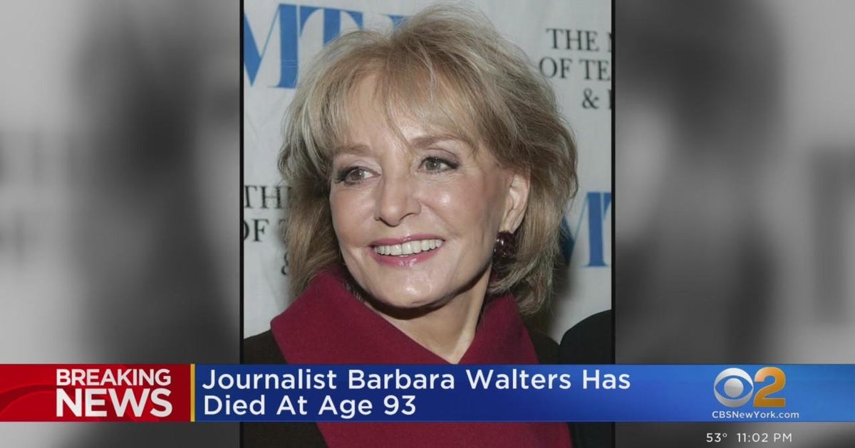 Broadcast legend Barbara Walters dies at age 93 - CBS New York