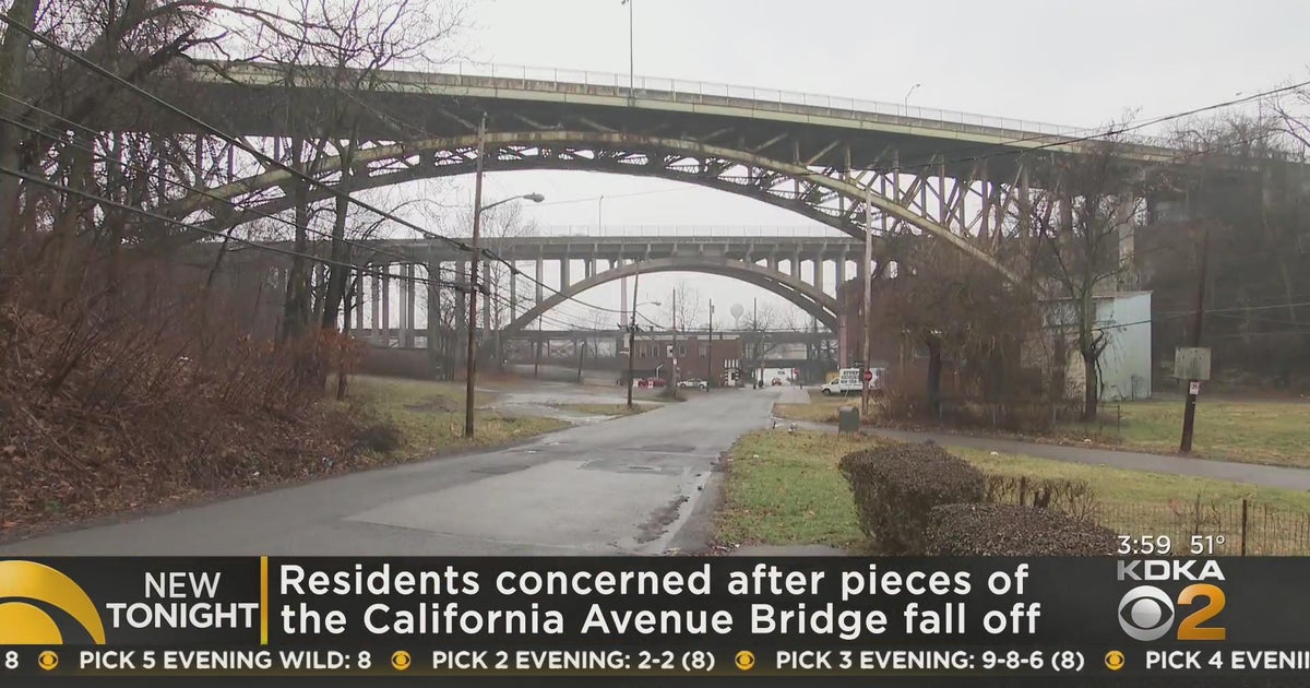 Residents concerned after pieces of California Avenue Bridge fall off ...