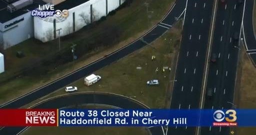 Breaking: Route 38 closed near Haddonfield Road in Cherry Hill - CBS ...