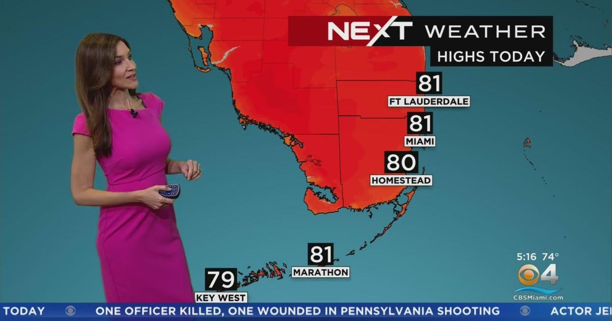 NEXT Weather forecast for Tuesday 1/3/2023 5AM - CBS Miami
