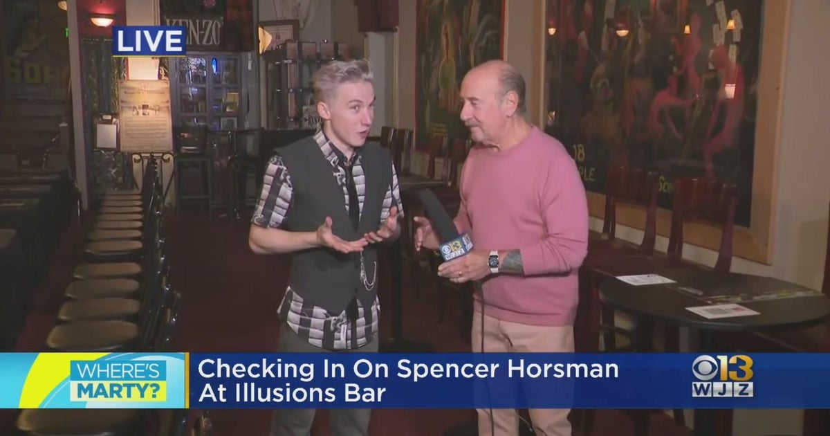 Where's Marty? Catching up with magician Spencer Horsman - CBS Baltimore