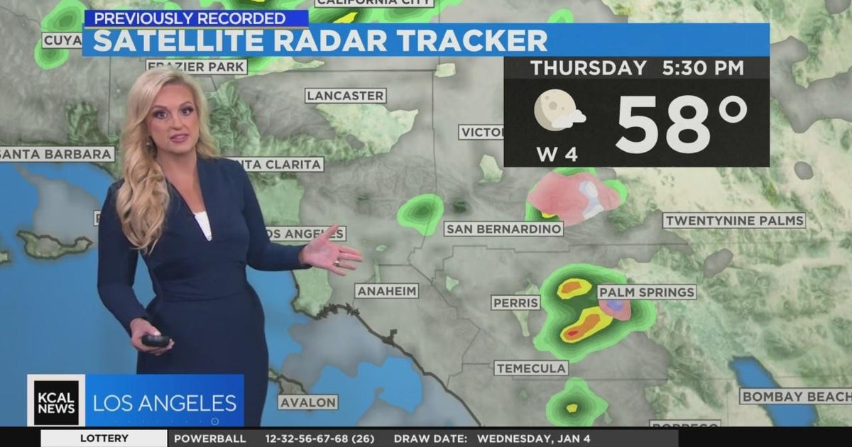 Winter storm winding down in the southland - CBS Los Angeles