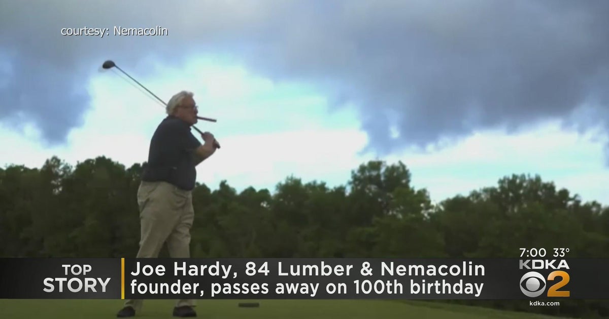 84 Lumber and Nemacolin founder Joe Hardy dies at 100 - CBS Pittsburgh