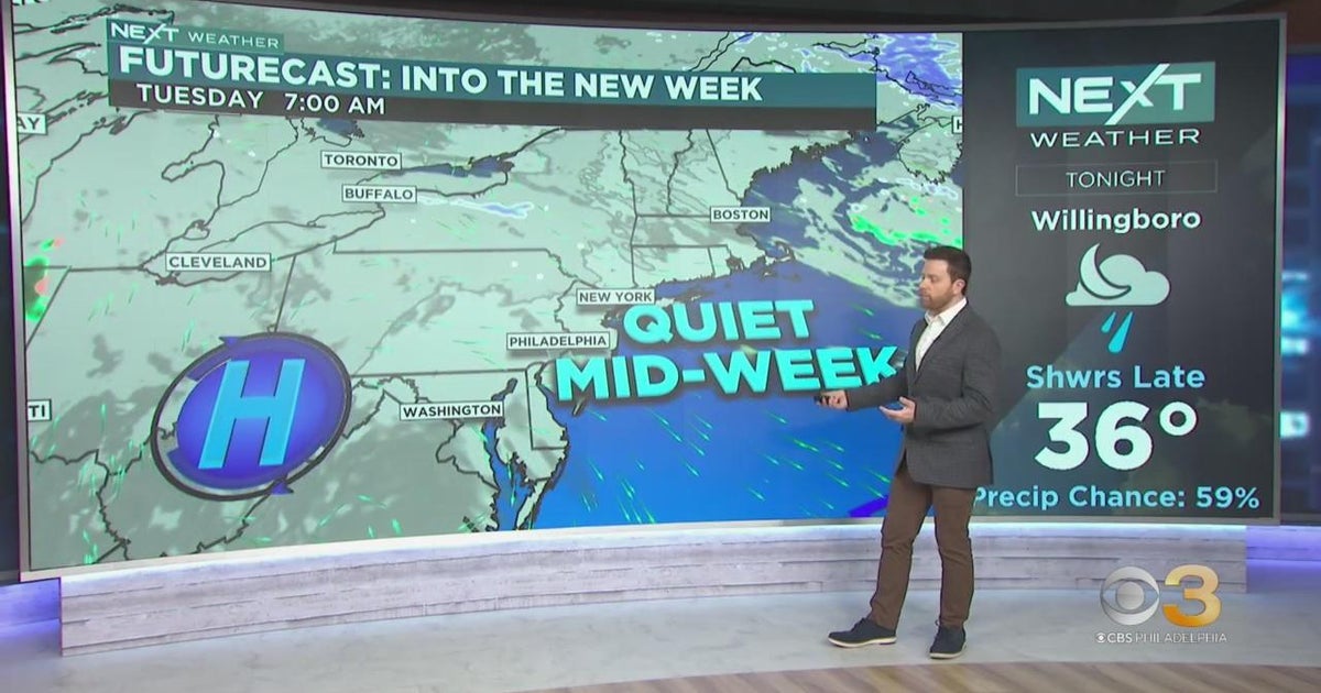 NEXT Weather: Late week warm up - CBS Philadelphia