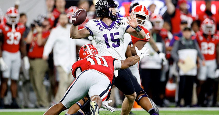 For all the marbles: TCU takes on Georgia in the CFP National ...