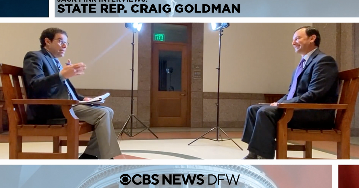 One-on-one with Republican State Rep. Craig Goldman - CBS Texas
