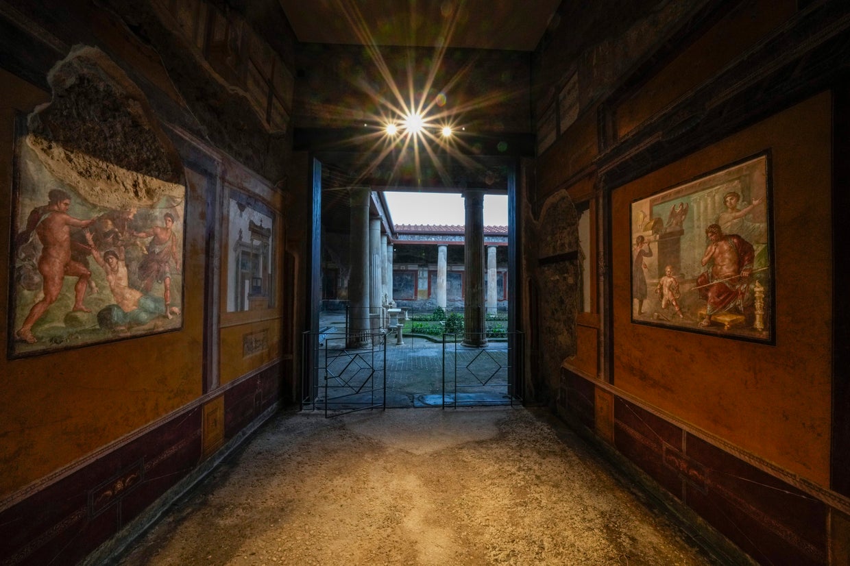 Restored Pompeii house offers rare look at life for the ancient elites ...