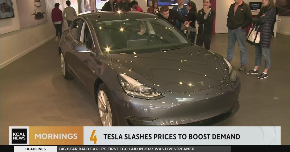 Tesla slashes prices to boost demand - CBS Los Angeles