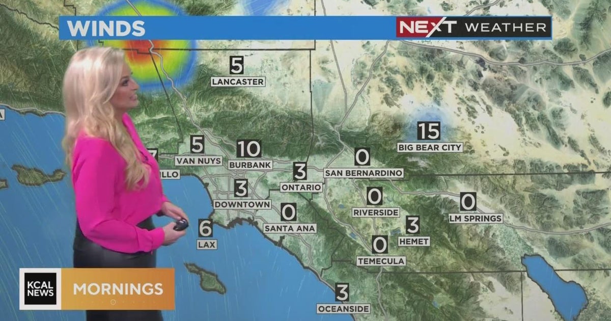 Alissa Carlson's weather forecast (Jan. 14) - CBS Los Angeles