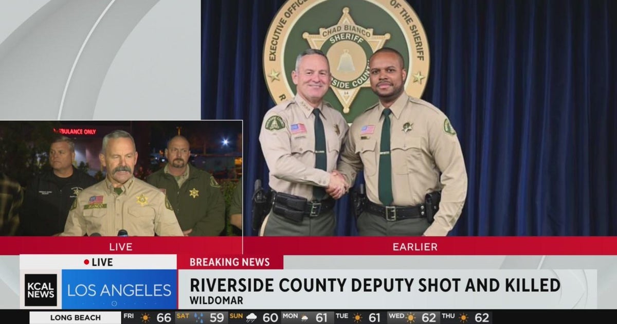 Riverside County Sheriff Chad Bianco discusses fatal shooting of Deputy ...