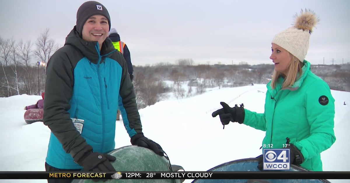 Jennifer Mayerle and Joseph Dames go snow tubing - CBS Minnesota