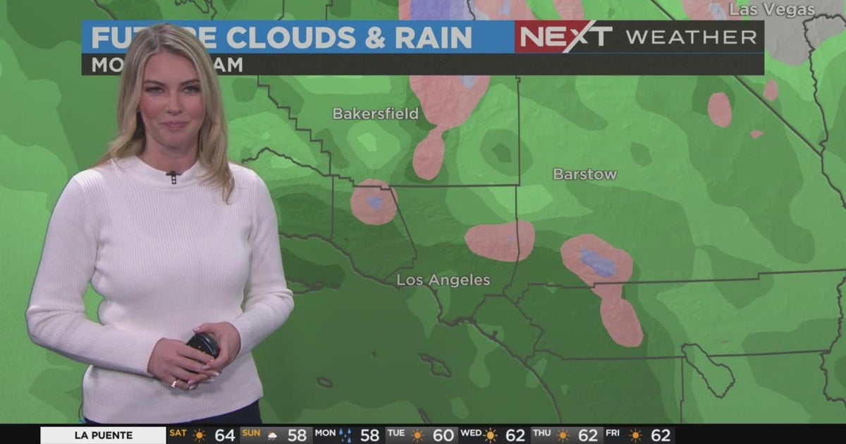 Evelyn Taft walks us through coming hours of precipitation - CBS Los ...