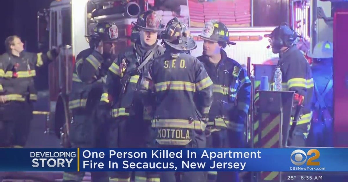 1 killed in Secaucus, N.J. fire - CBS New York