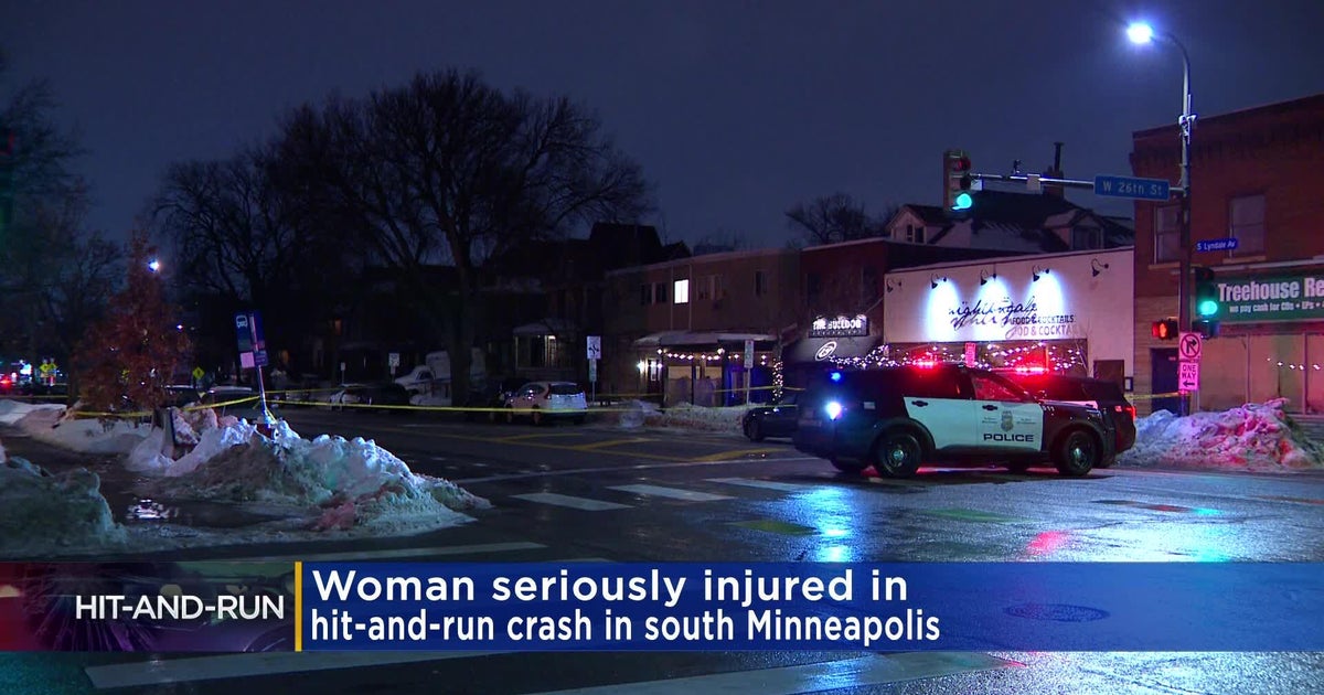 Woman hurt in hit-and-run crash in south Minneapolis - CBS Minnesota