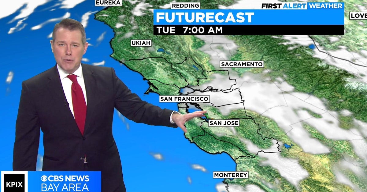 First Alert Weather Monday Night Forecast - CBS San Francisco