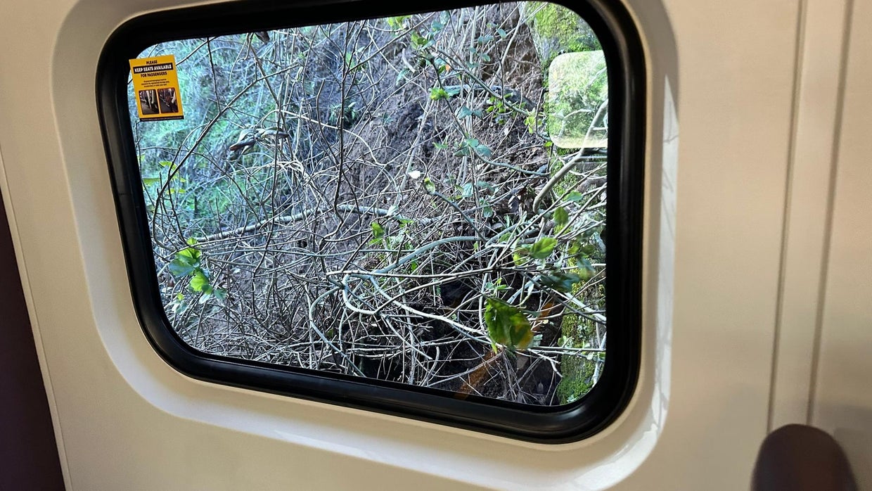 Update: ACE train stranded by Niles Canyon landslide; Danger lingers in ...
